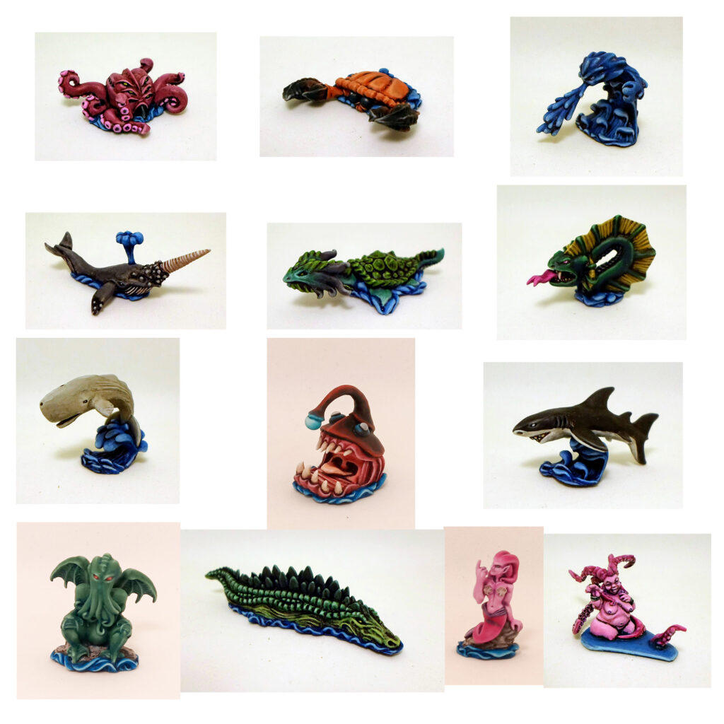 13 Monstres Marins exclusifs – 13 exclusives Sea Monsters [Design ...